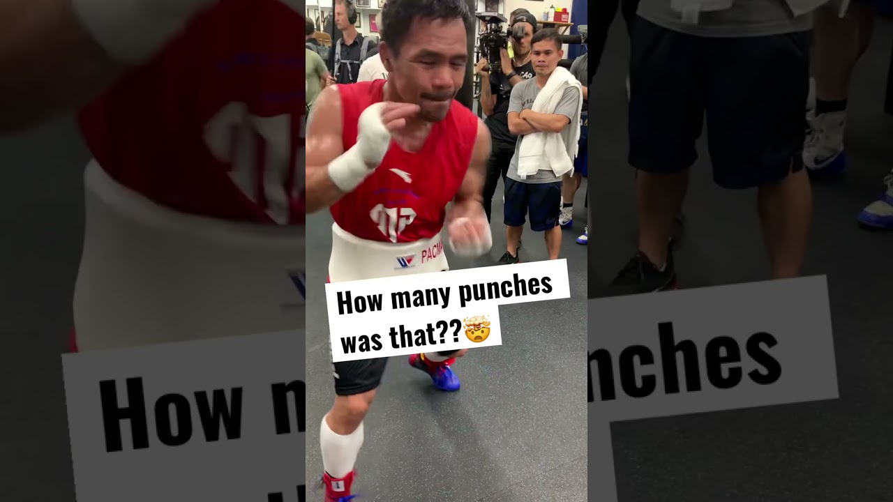 Manny Pacquiao shadow boxing - OLD FIGHTS