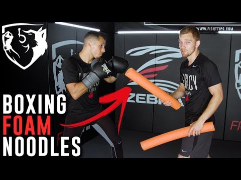 Using Foam Pool Noodle Drills for Improving Boxing Defense - OLD FIGHTS