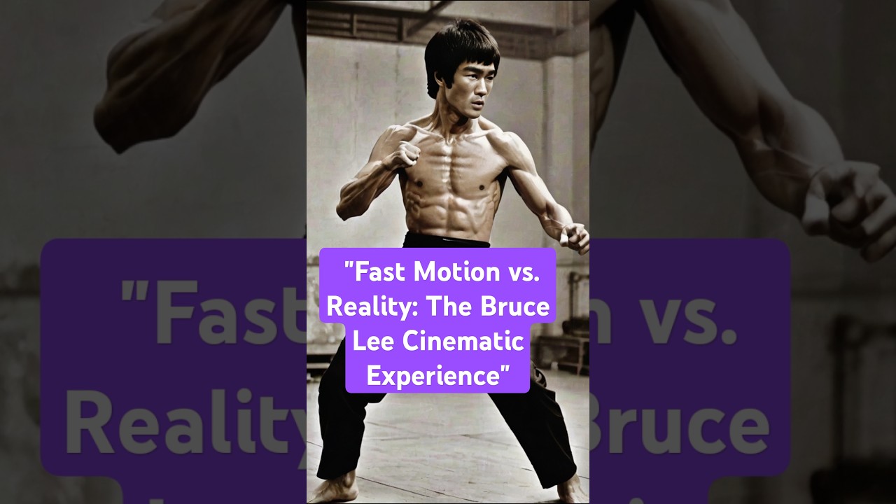 Fast Motion vs. Reality: The Bruce Lee Cinematic Experience. #shorts ...