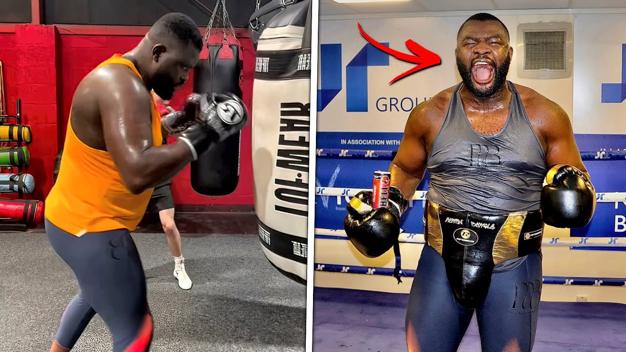 Martin Bakole training for Agit Kabayel. TRAINING CAMP | HIGHLIGHTS HD ...